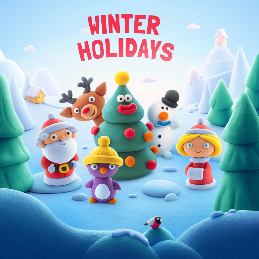 Hey Clay Holiday Characters - Best Arts & Crafts for Ages 3 to 10