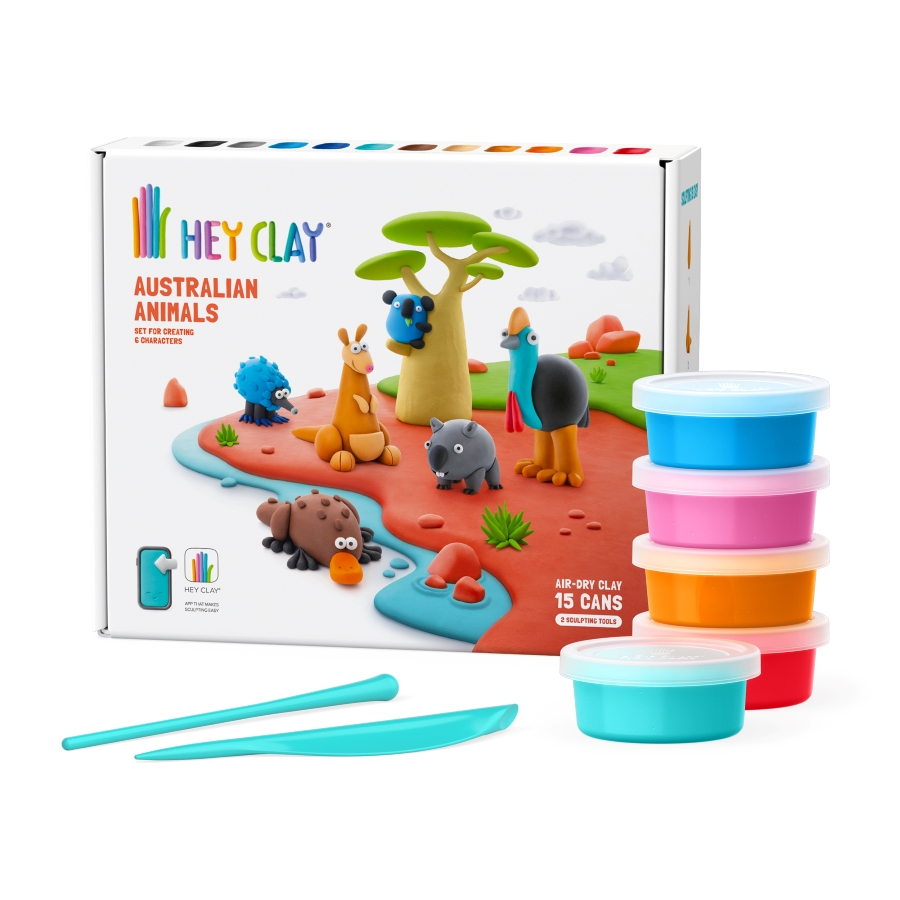 Hey Clay Australian Animals - Best Arts & Crafts for Ages 3 to 10