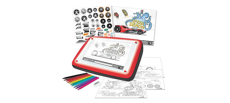 Hot Wheels Light Box Design Set - - Fat Brain Toys