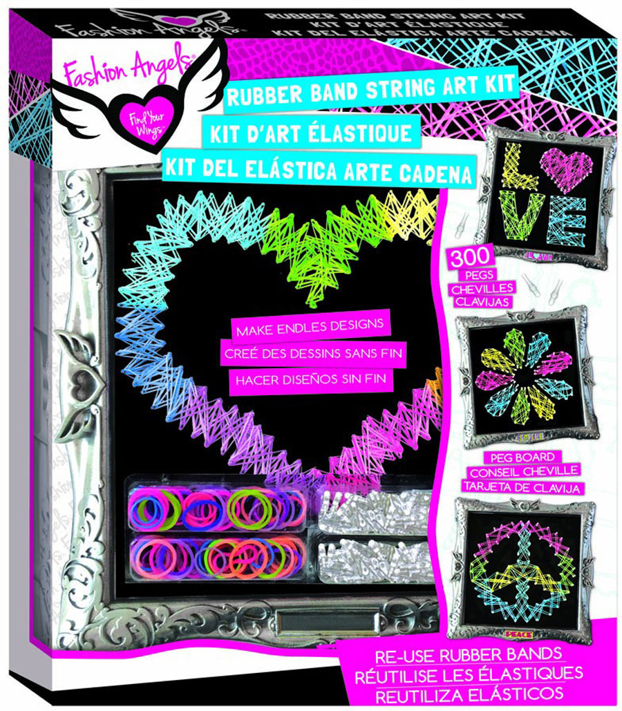 Rubber Band String Art Kit - - Fat Brain Toys