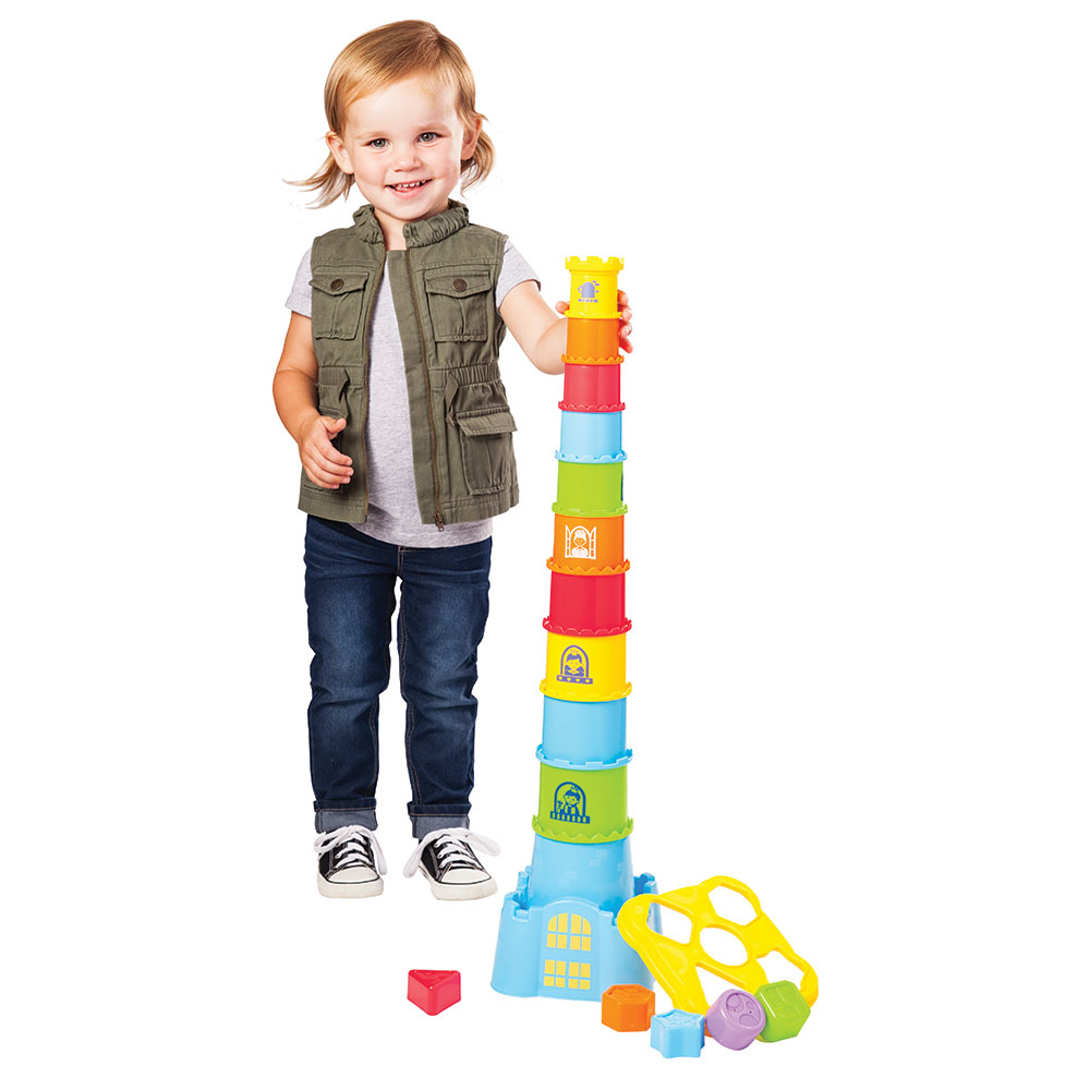 Castle Nesting Stacker & Sorter - - Fat Brain Toys