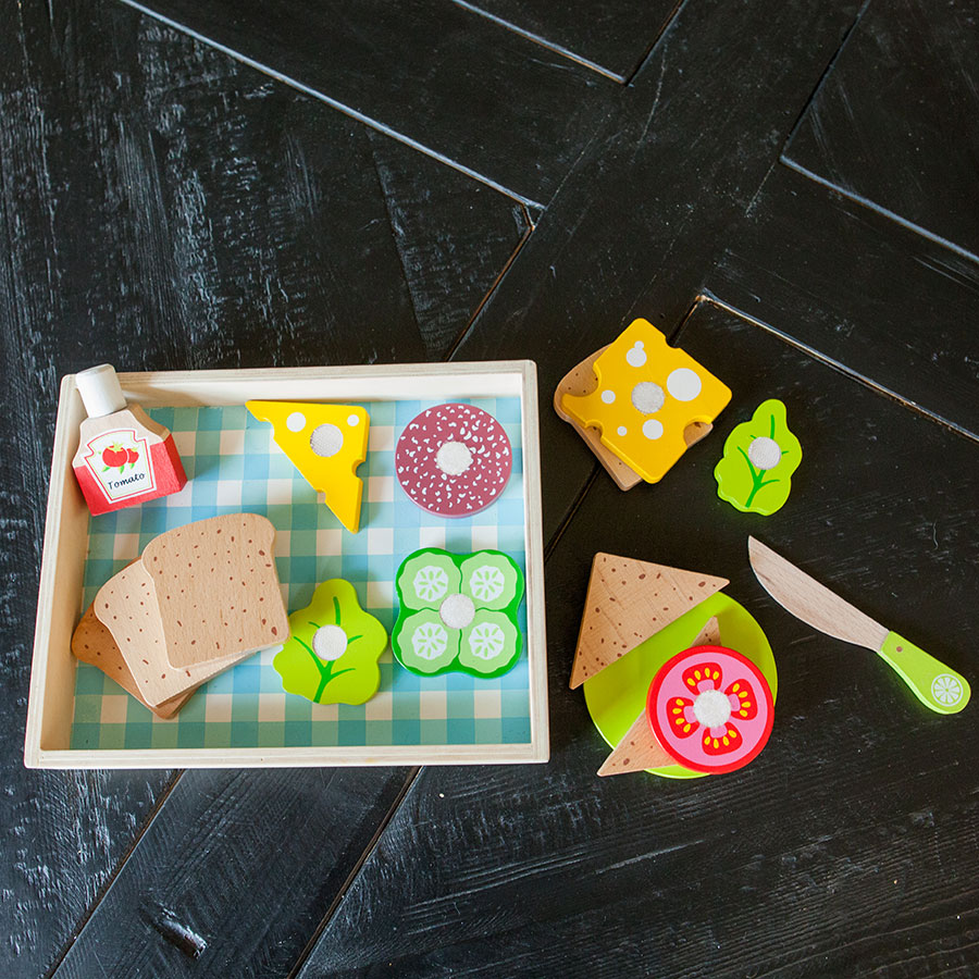 What's for Lunch? Sandwich Set - - Fat Brain Toys