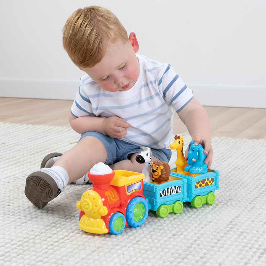 Musical Safari Train - Best Early Learning Toys for Ages 1 to 2