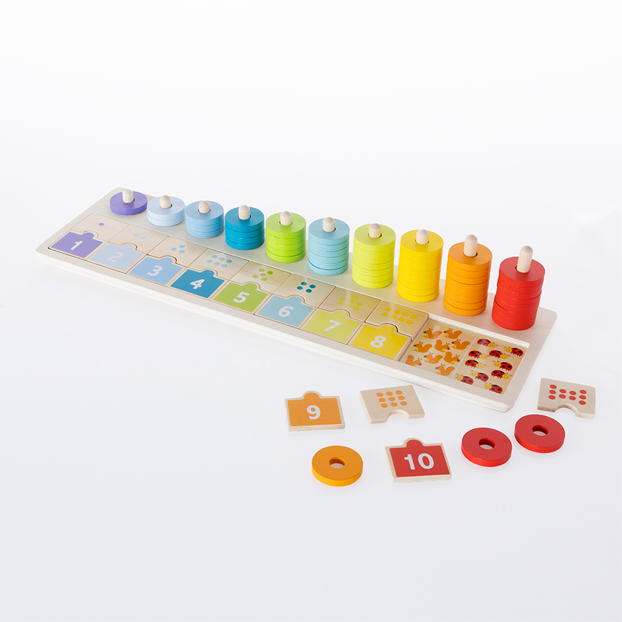 Match & Stack Counting Board - Best for Ages 2 to 4