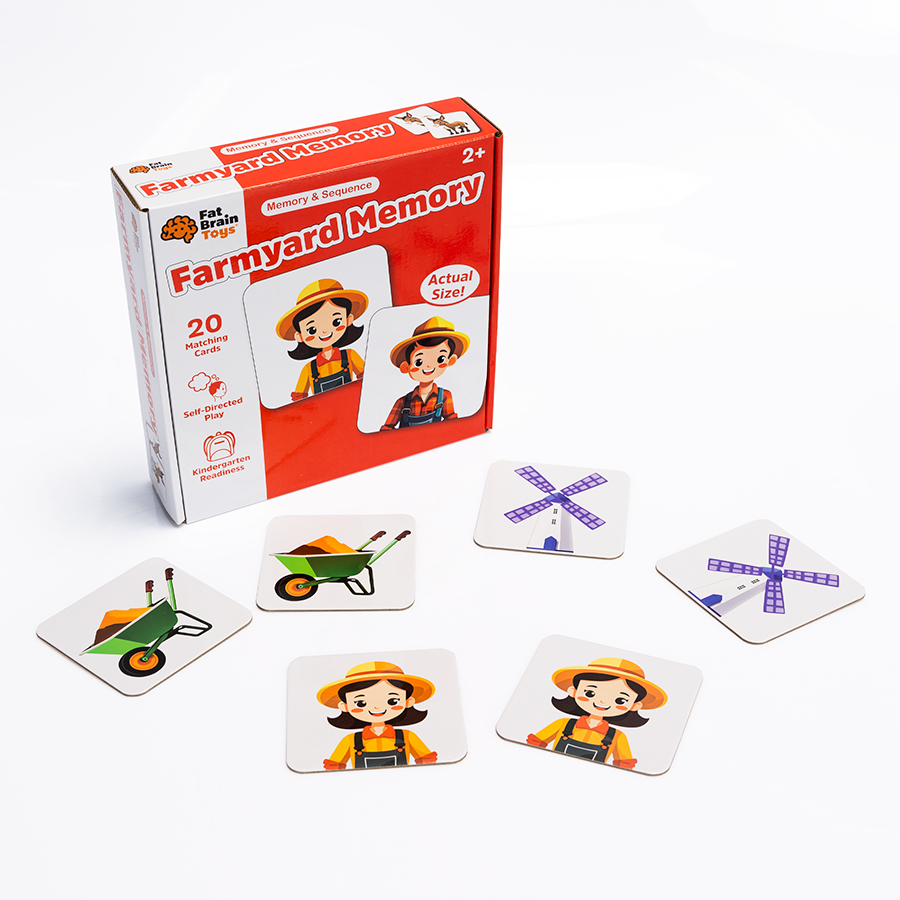 Farmyard Memory - Best Games for Ages 2 to 5 - Farm Toys