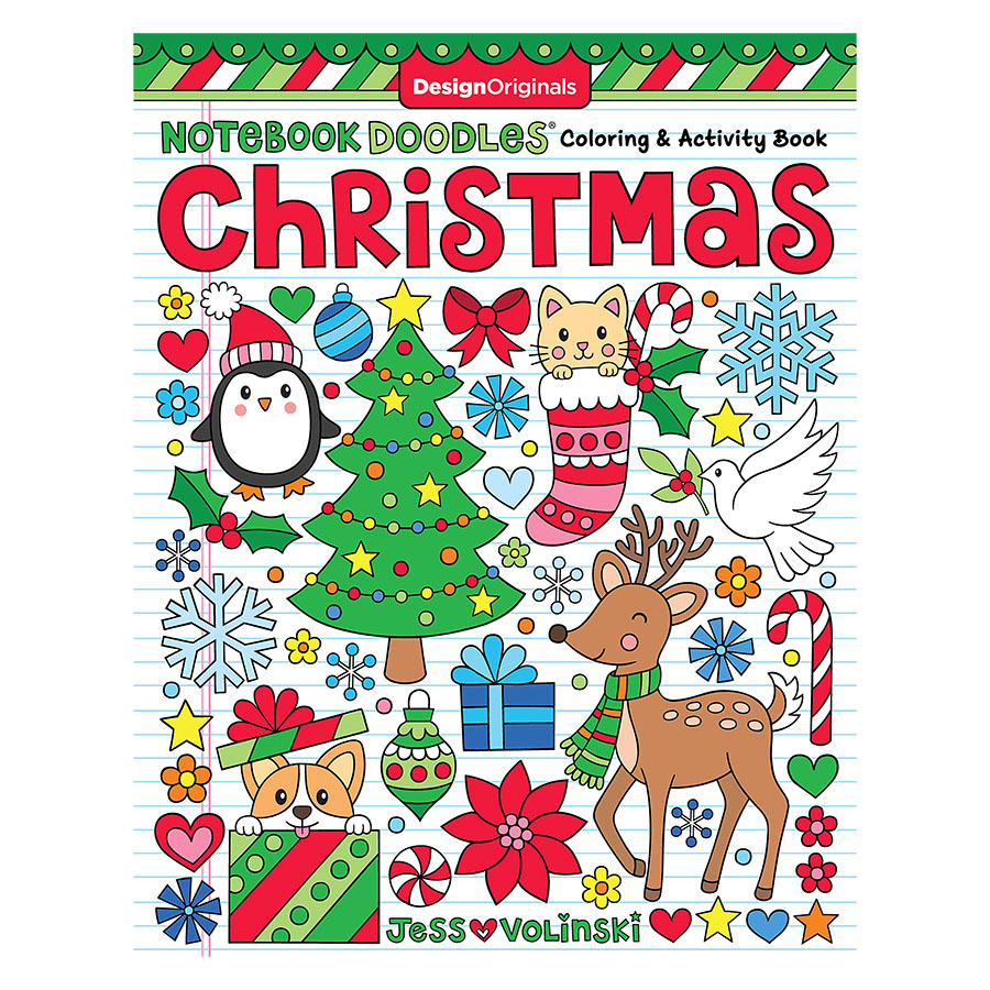 Notebook Doodles Christmas - Coloring & Activity Book