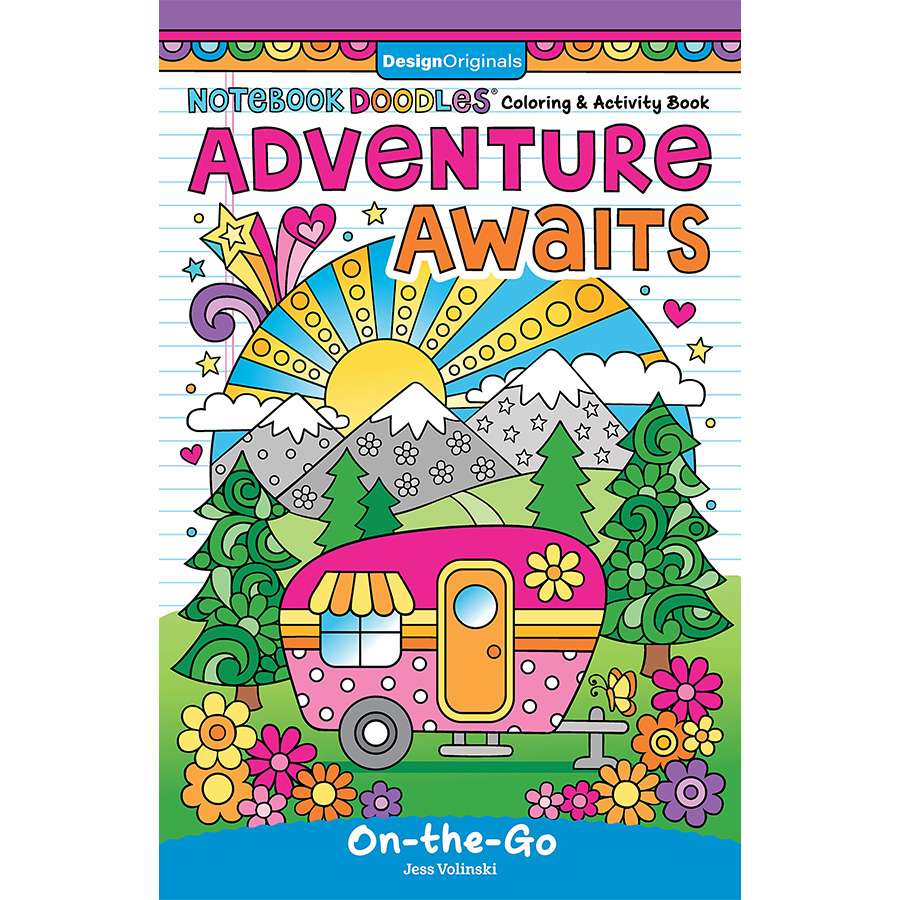 Notebook Doodles Adventure Awaits - Best for Ages 6 to 12
