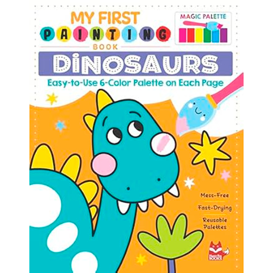 My First Painting Book - Dinosaurs - - Fat Brain Toys
