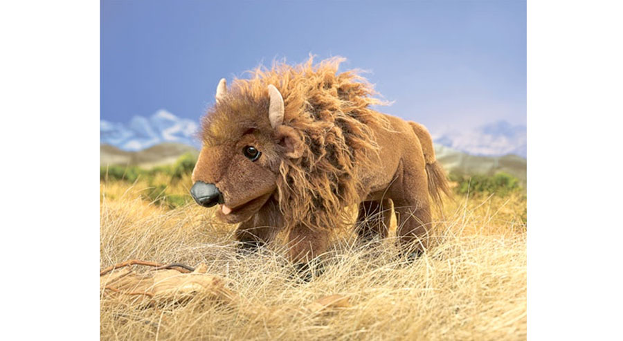 Bison Puppet - - Fat Brain Toys