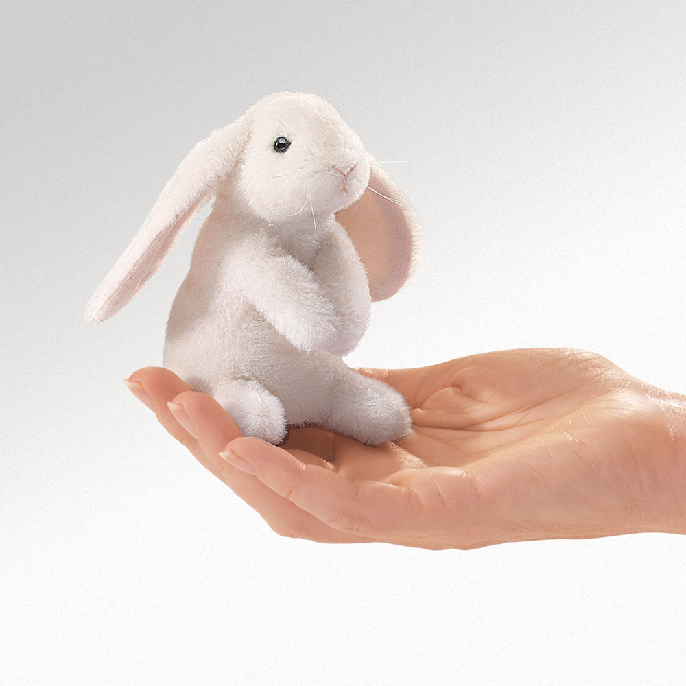 Mini Lop Ear Rabbit Puppet - - Fat Brain Toys