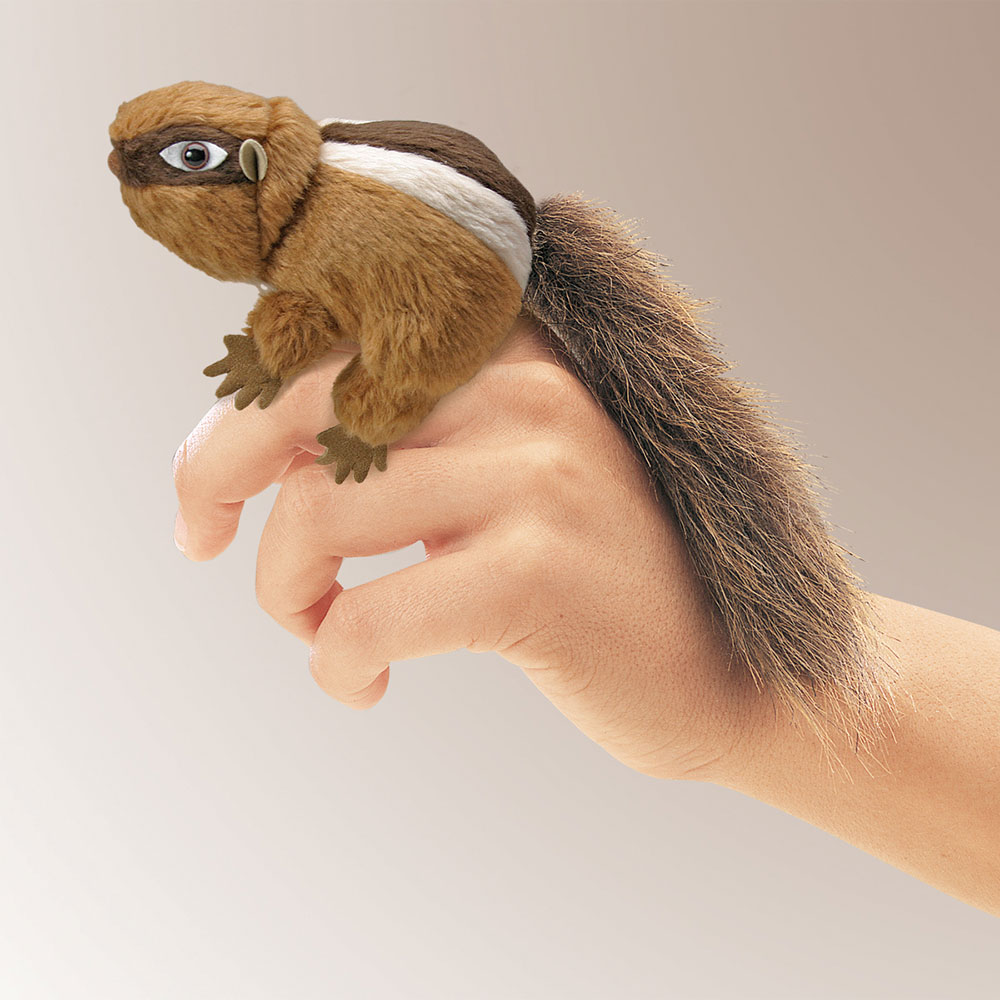 Mini Chipmunk Puppet - - Fat Brain Toys