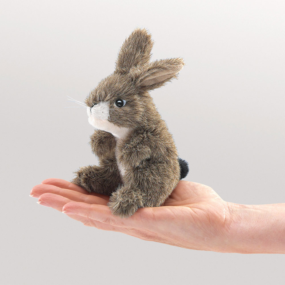 Mini Jack Rabbit Puppet - - Fat Brain Toys