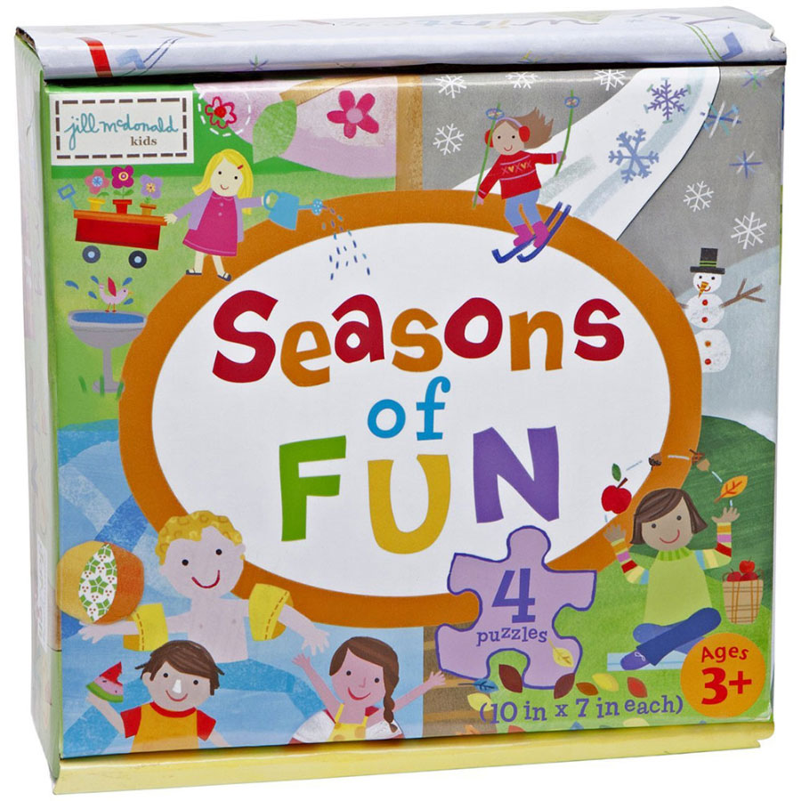 Seasons of Fun Puzzle Set - - Fat Brain Toys