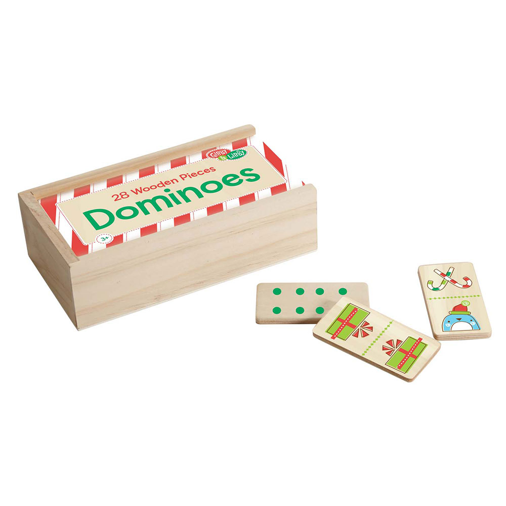 Christmas Dominoes Game - - Fat Brain Toys