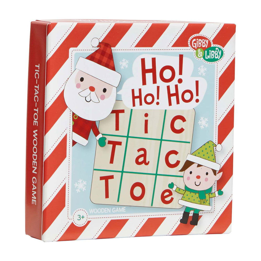 Ho-Ho-Ho Tic-Tac-Toe Game - - Fat Brain Toys