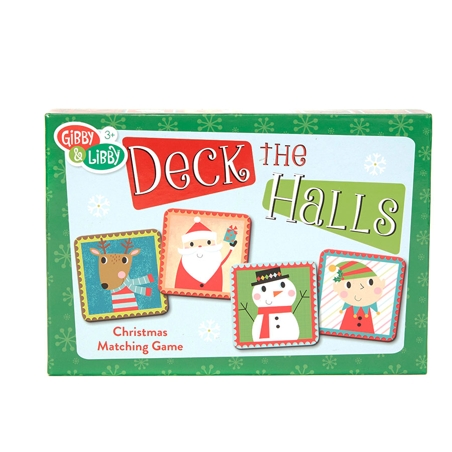 Deck the Halls Christmas Matching Game - - Fat Brain Toys