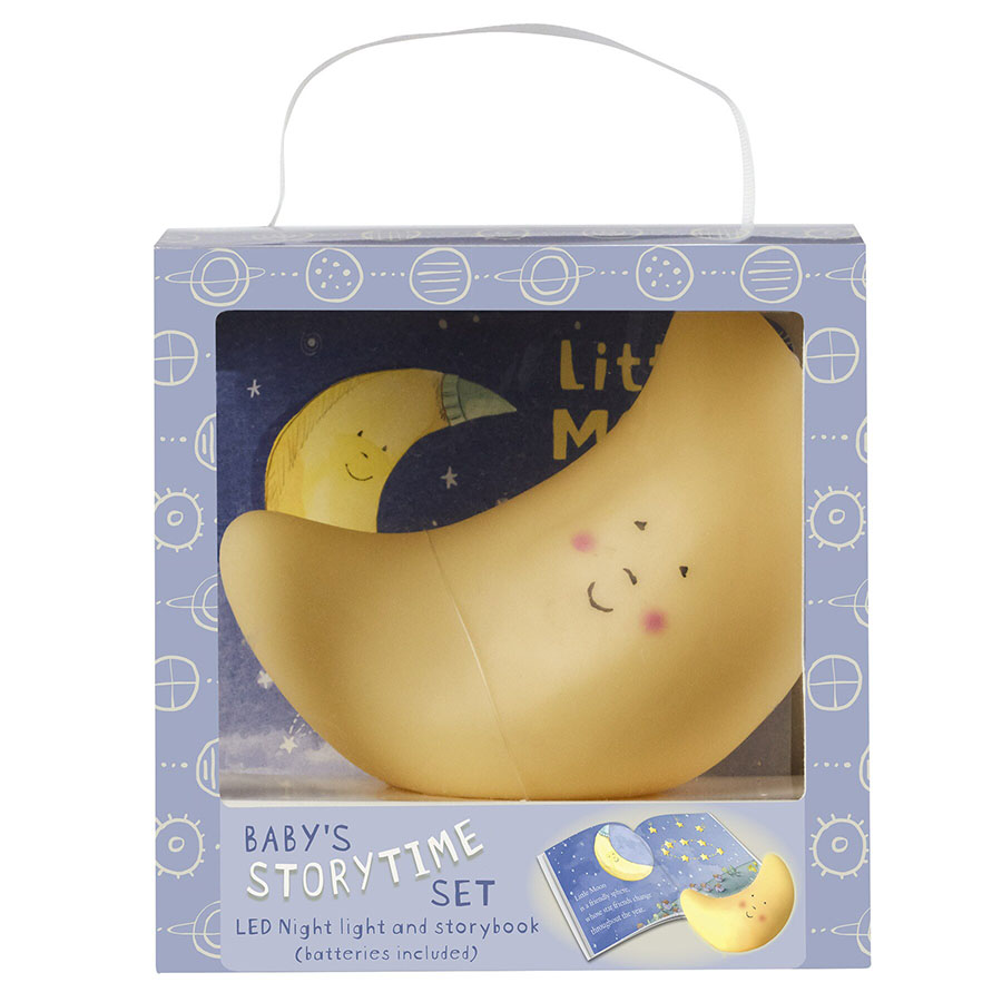 Little Moon Book & Nightlight - - Fat Brain Toys