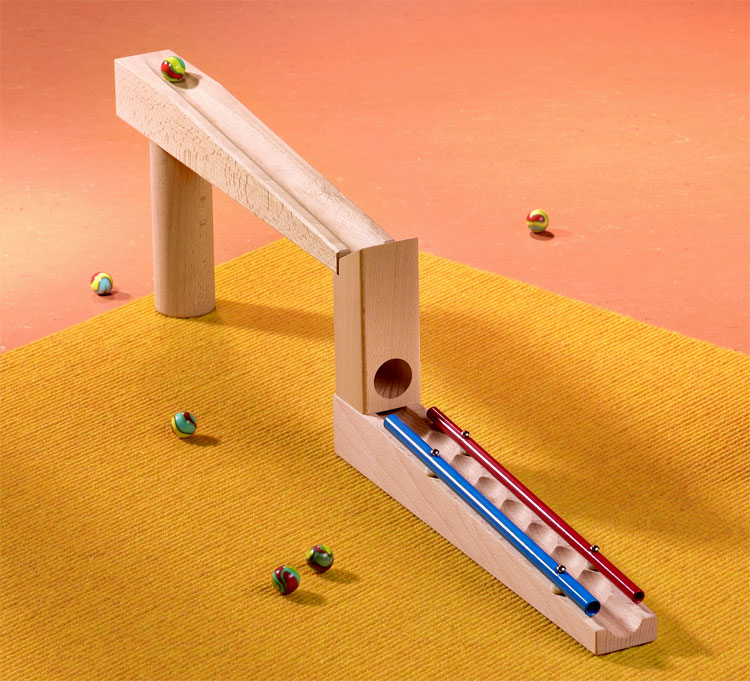 Ringing Track for Ball Track Construction Set - - Fat Brain Toys