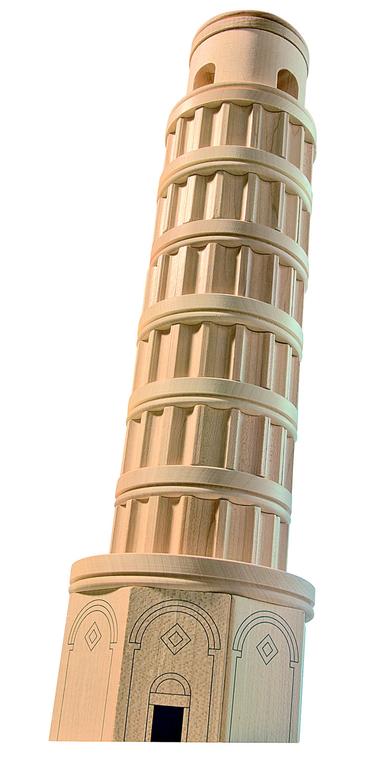 Leaning Tower of Pisa Building Blocks - - Fat Brain Toys