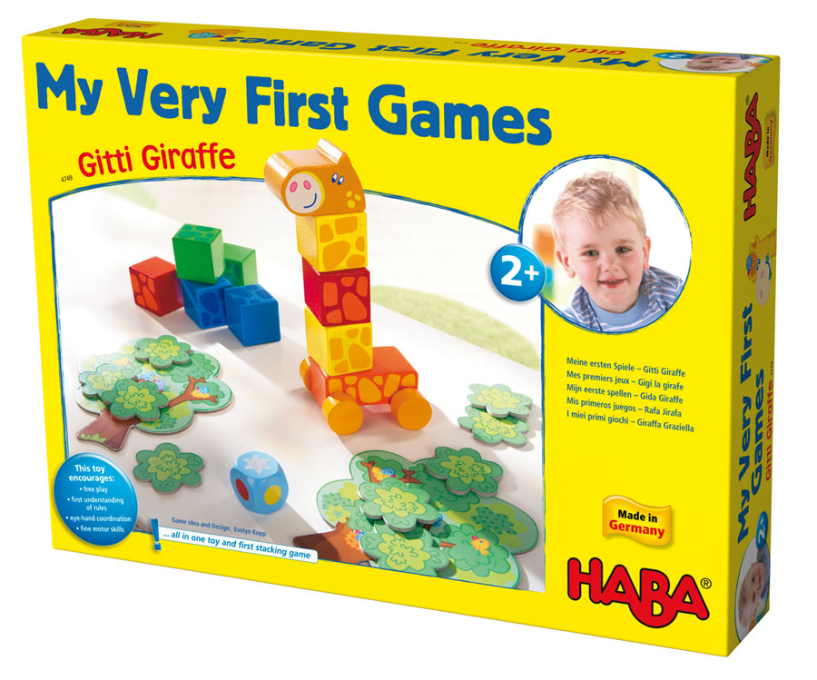 My Very First Games - Gitti Giraffe - - Fat Brain Toys
