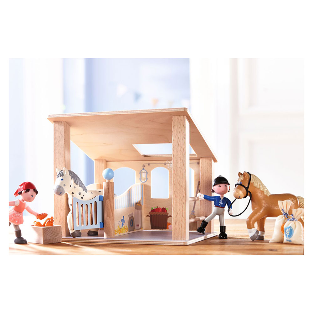 Little Friends Horse Stall - - Fat Brain Toys