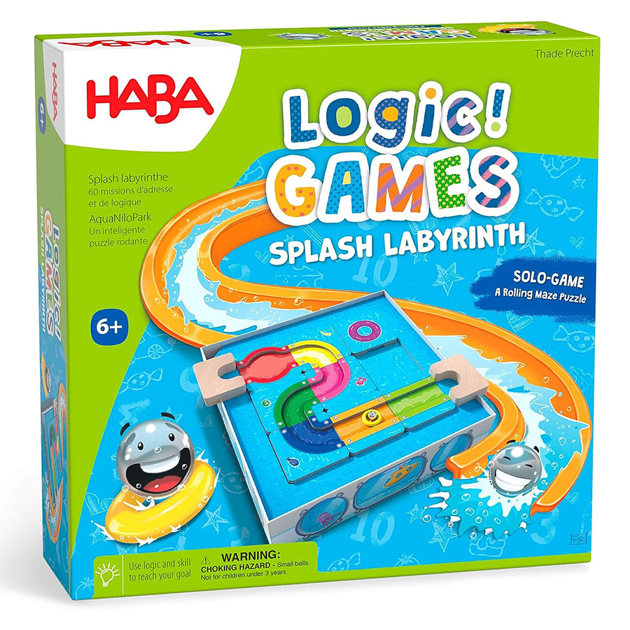 Logic! Games - Splash Labyrinth - Best Brainteasers for Ages 6 to 12