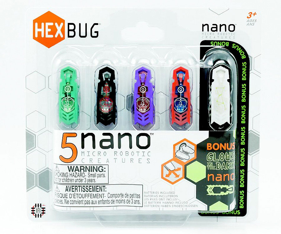 HexBug Nano 5-pack Assortment - - Fat Brain Toys