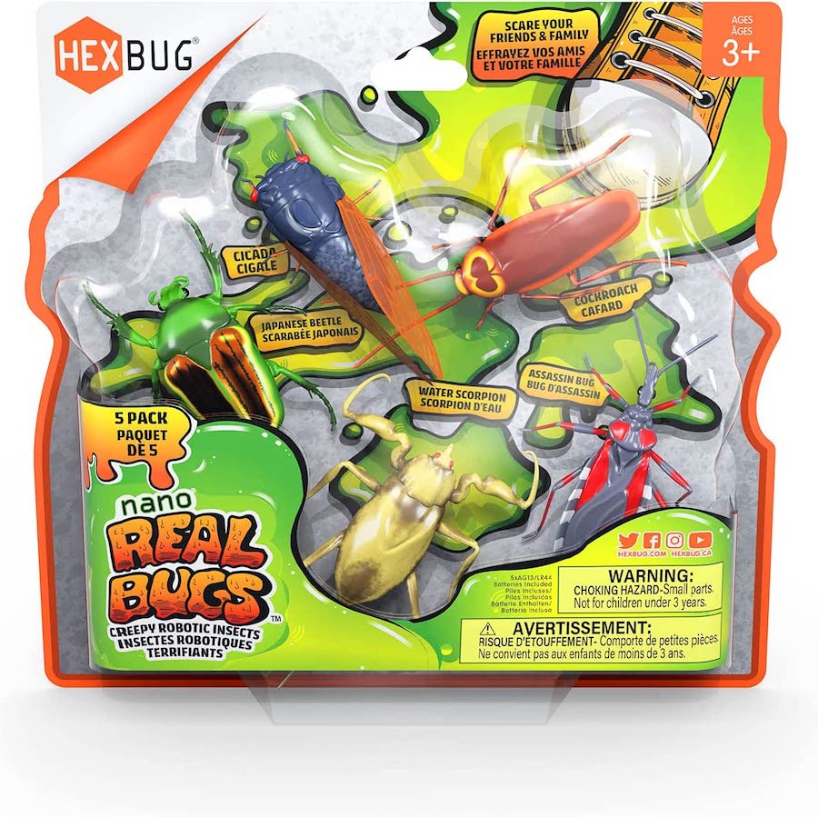 Hexbug Nano Real Bugs 5-pk - - Fat Brain Toys