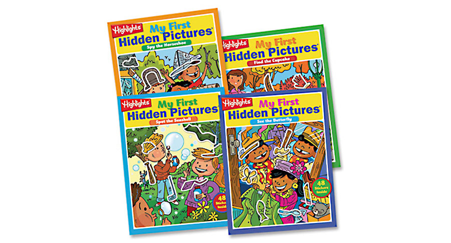 Highlights My First Hidden Pictures - 4 book set - - Fat Brain Toys