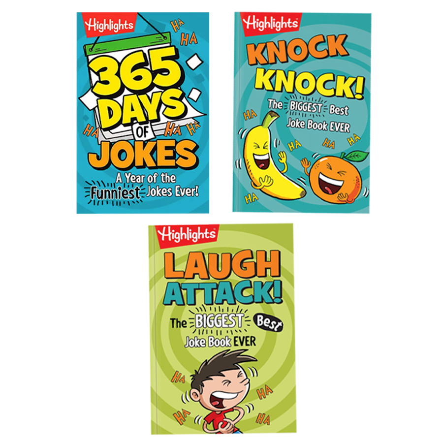 Highlights Joke Books Set of 3 - - Fat Brain Toys