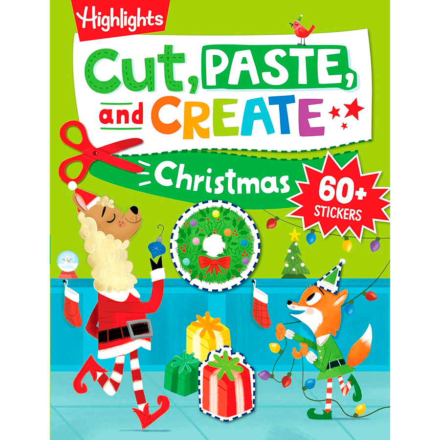 Highlights Cut Paste and Create Christmas - Best for Ages 3 to 10