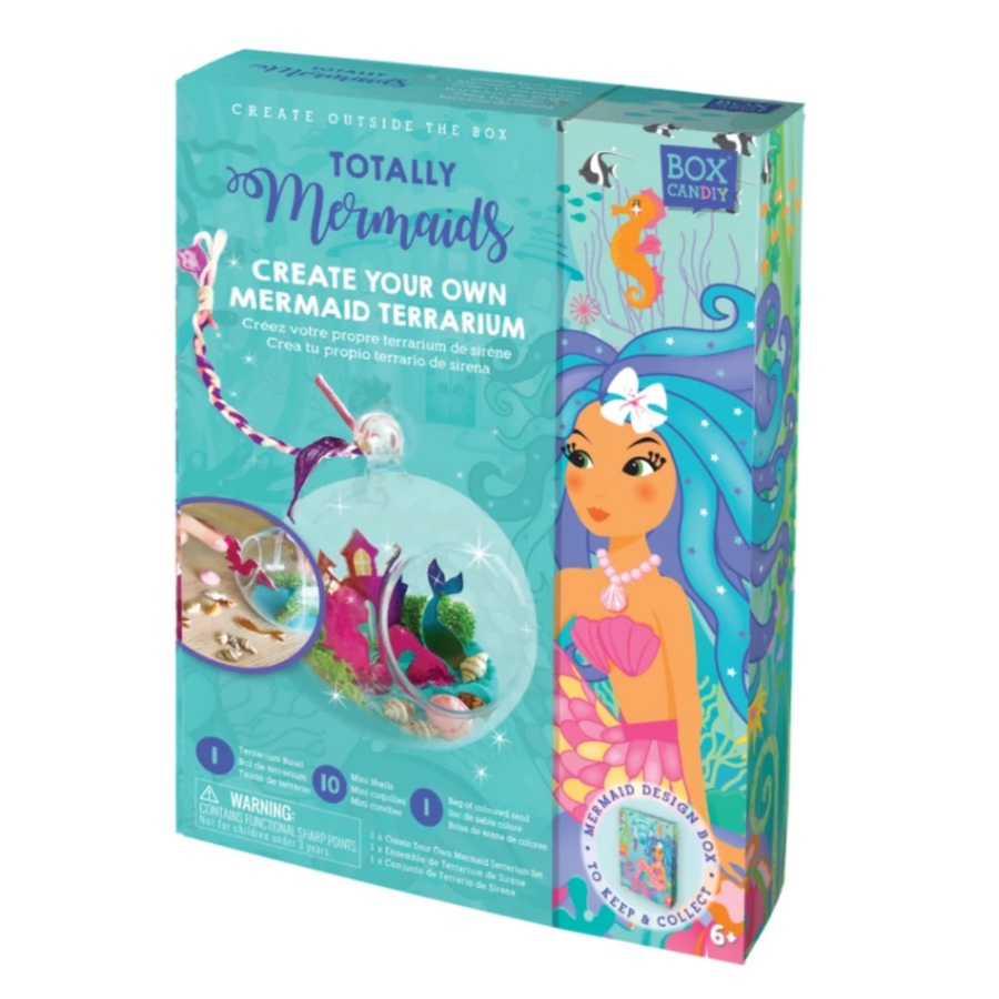 Box CanDIY Totally Mermaids Create Your Own Mermaid Terrarium