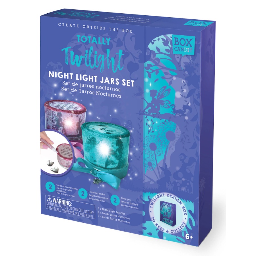 Box CanDIY Totally Twilight Night Light Jars Set - - Fat Brain Toys