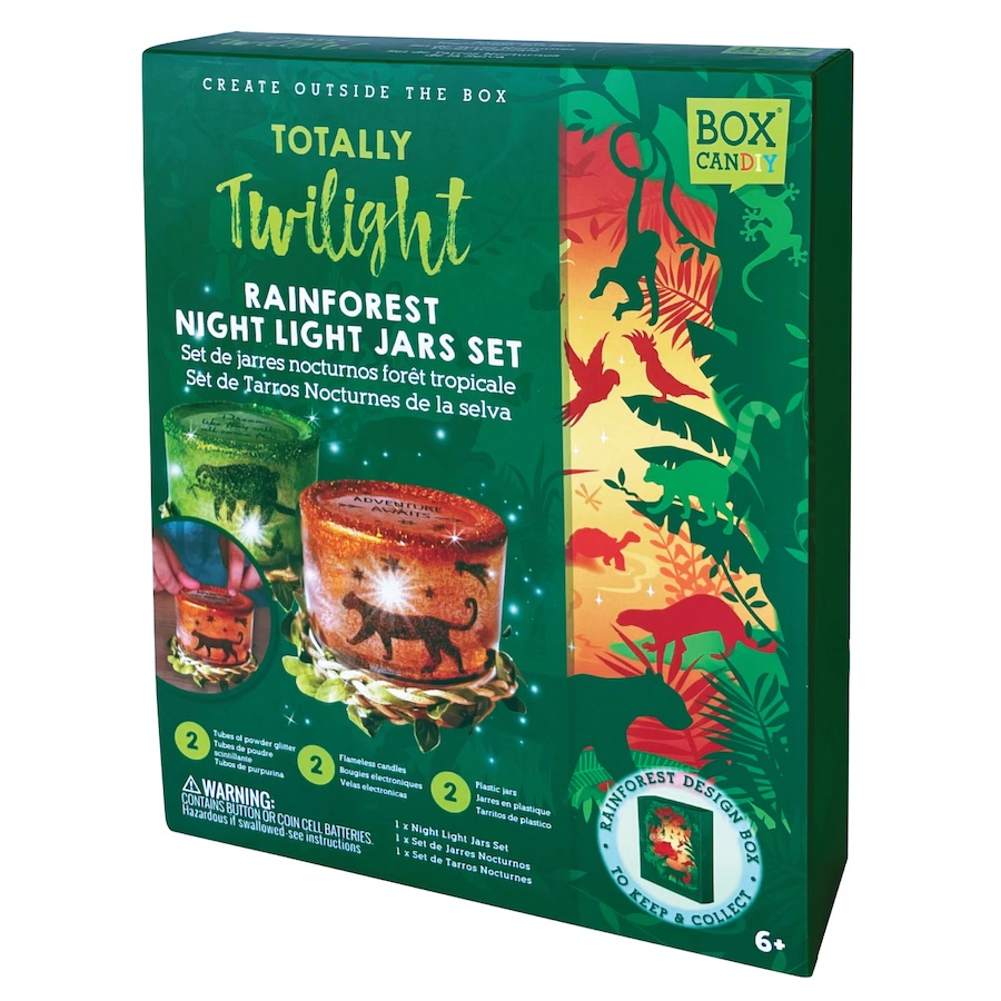Box CanDIY Totally Twilight Rainforest Night Light Jar Set