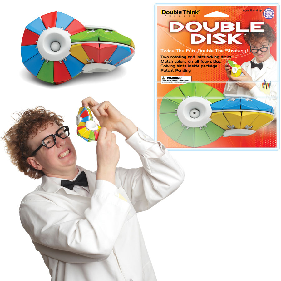 Double Disk Puzzle - - Fat Brain Toys