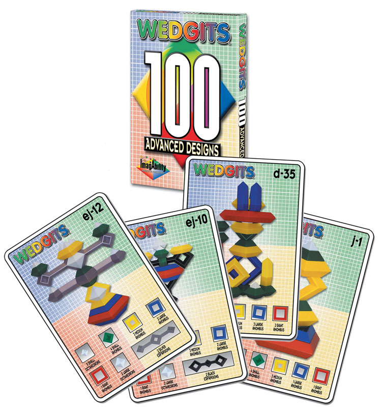 WEDGiTS 100 Advanced Design Cards - - Fat Brain Toys