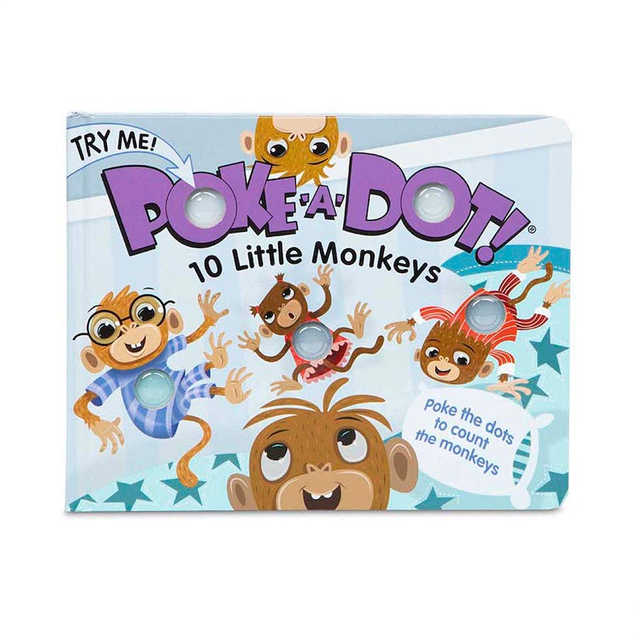 Poke-a-Dot! 10 Little Monkeys - Best Books for Ages 3 to 5
