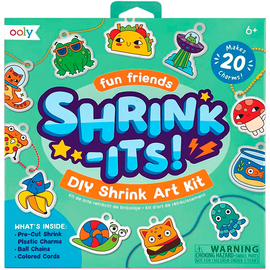 Shrink-Its! DIY Shrink Art Kit - Fun Friends - Best for Ages 6 to 10