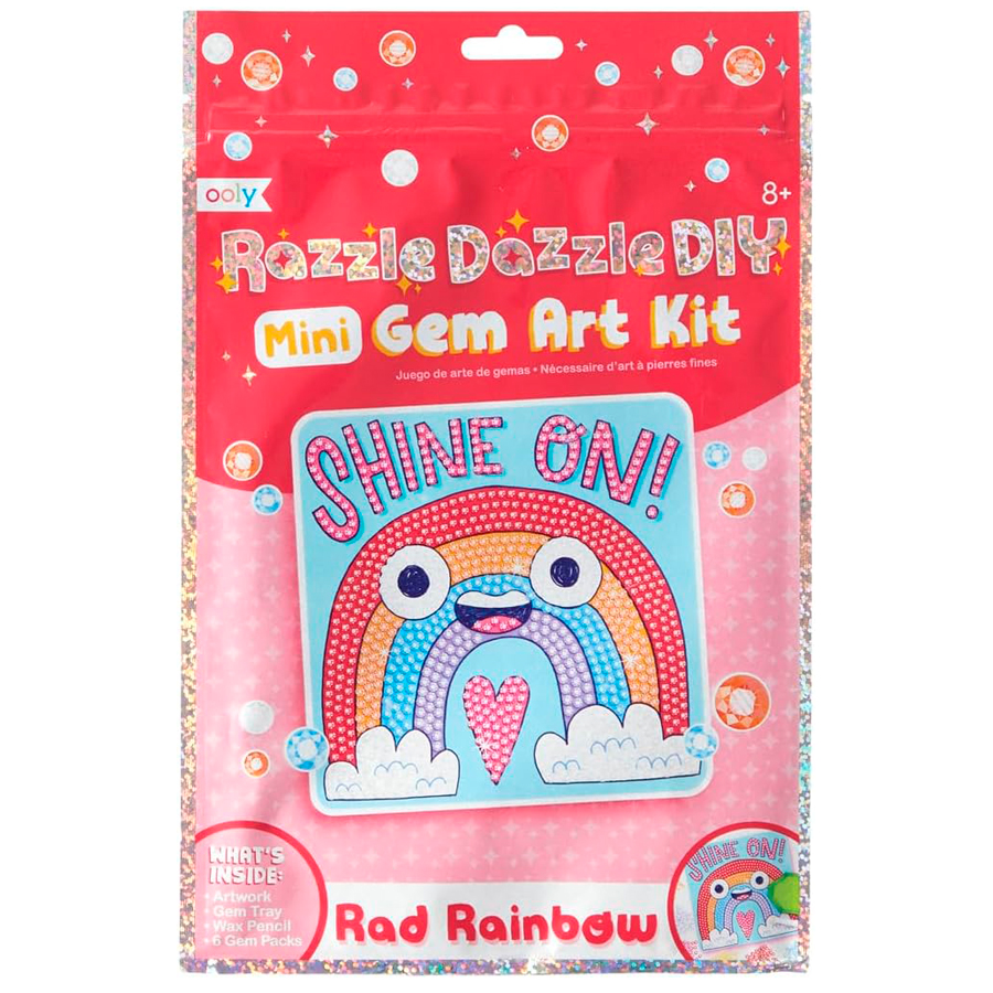 Razzle Dazzle DIY Mini Gem Art Kit - Rad Rainbow
