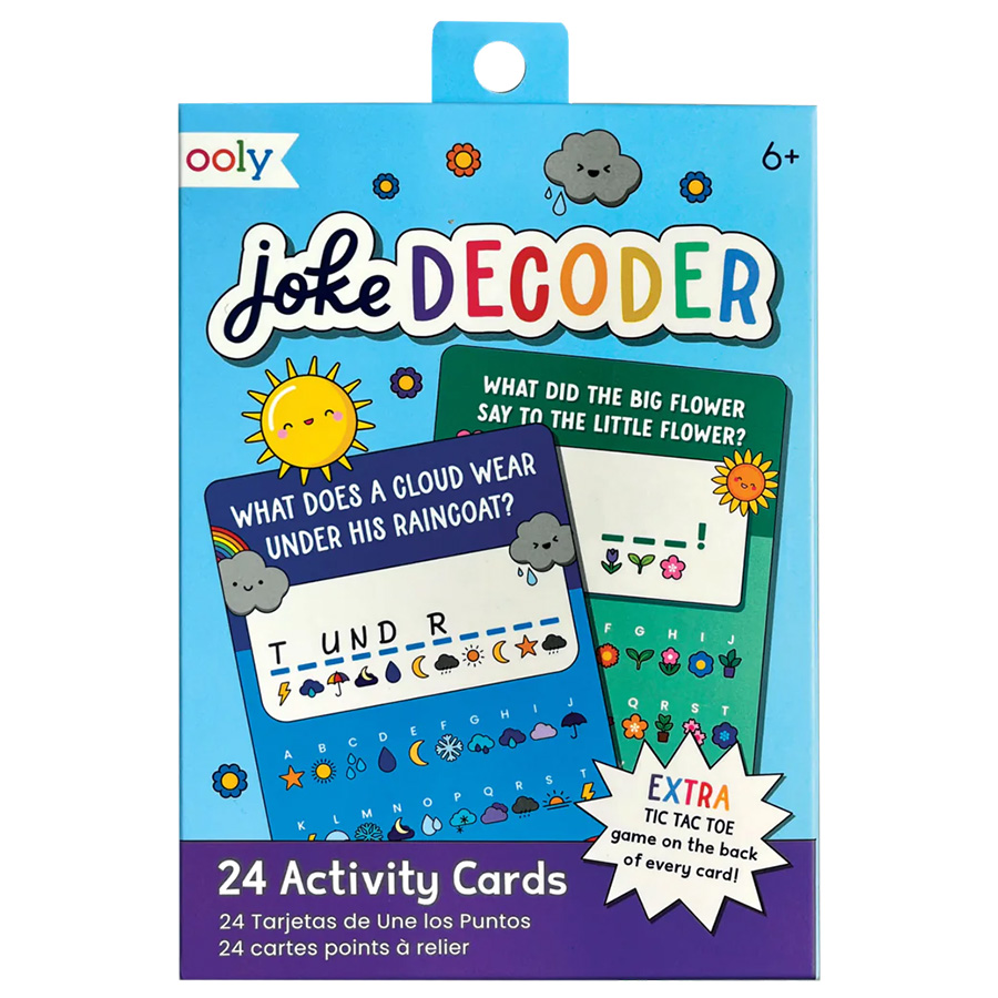 Joke Decoder Activity Cards - Best Brainteasers for Ages 6 to 11