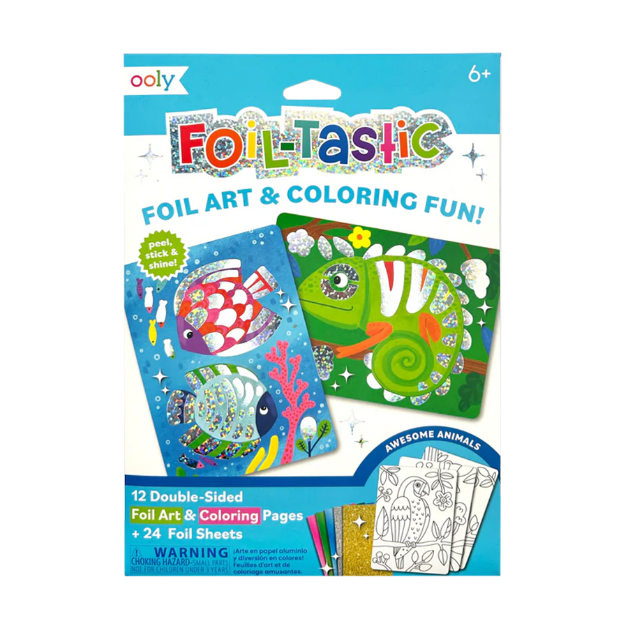 Foil-Tastic Foil Art Kit - Awesome Animals - Best for Ages 6 to 8