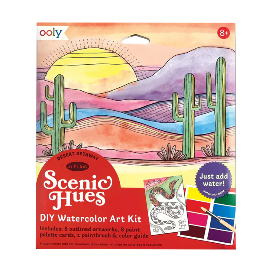 Scenic Hues D.I.Y. Watercolor Kit Desert Getaway