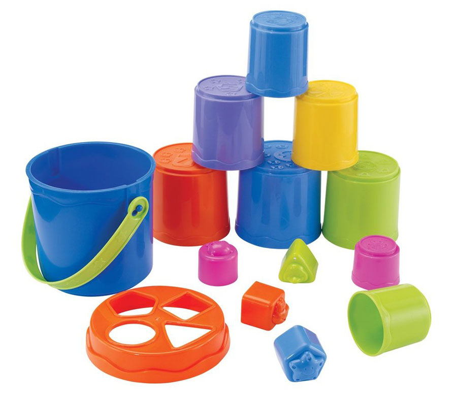 Nest & Stack Buckets - - Fat Brain Toys