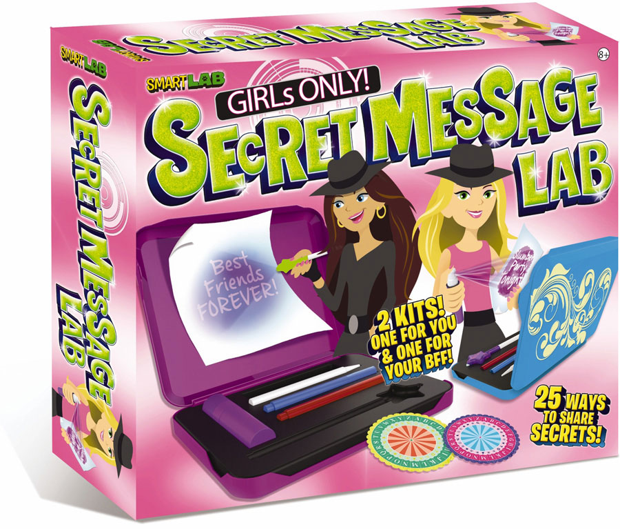 Smartlab Girls Only! Secret Message Lab - - Fat Brain Toys