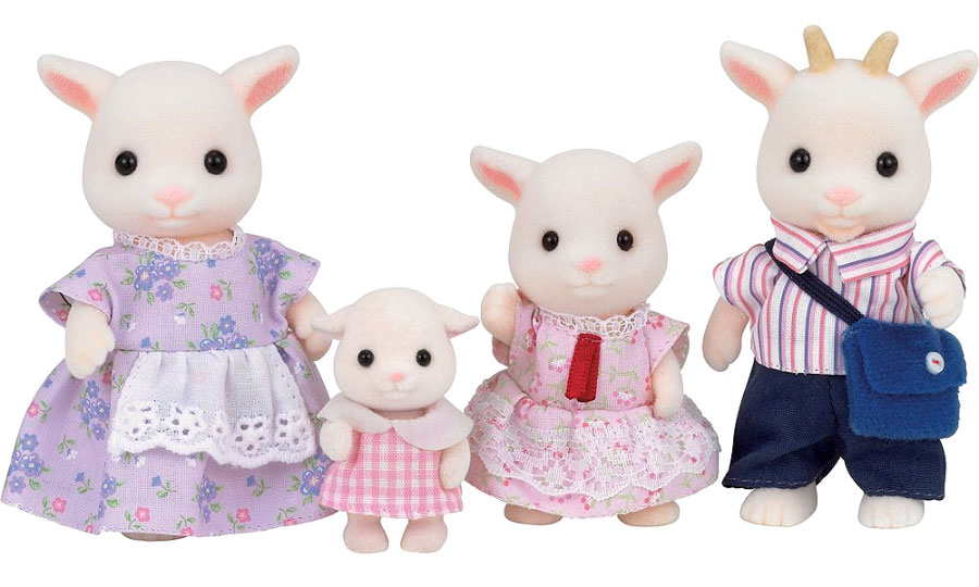 Calico Critters Brightfield Goat Family - - Fat Brain Toys