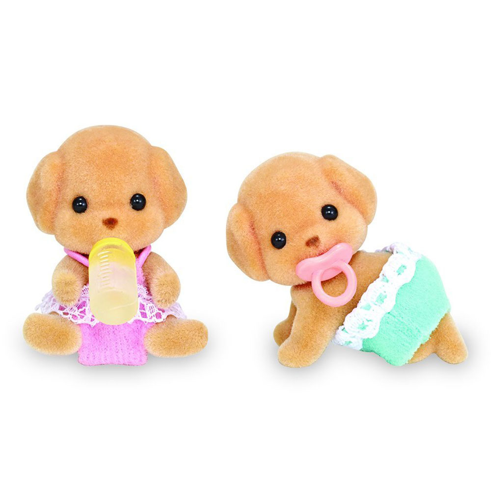 Calico Critters Toy Poodle Twins - - Fat Brain Toys