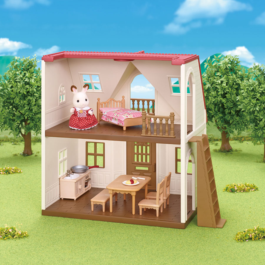 Calico Critters Red Roof Cozy Cottage - - Fat Brain Toys