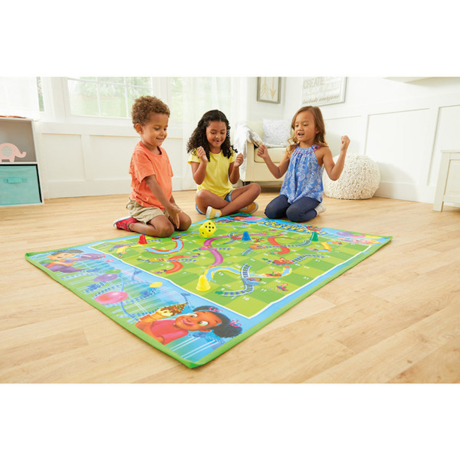 Reversible Game Mat - Ride n Slide Coasters - - Fat Brain Toys