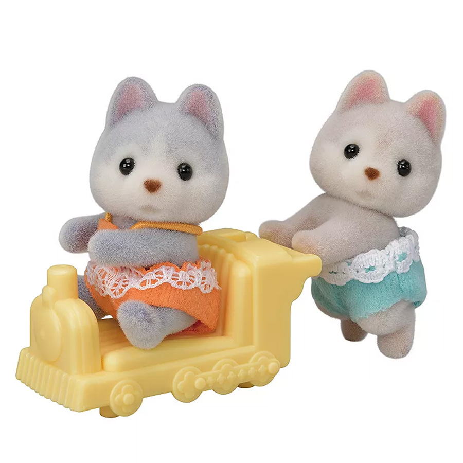 Calico Critters - Husky Twins - - Fat Brain Toys