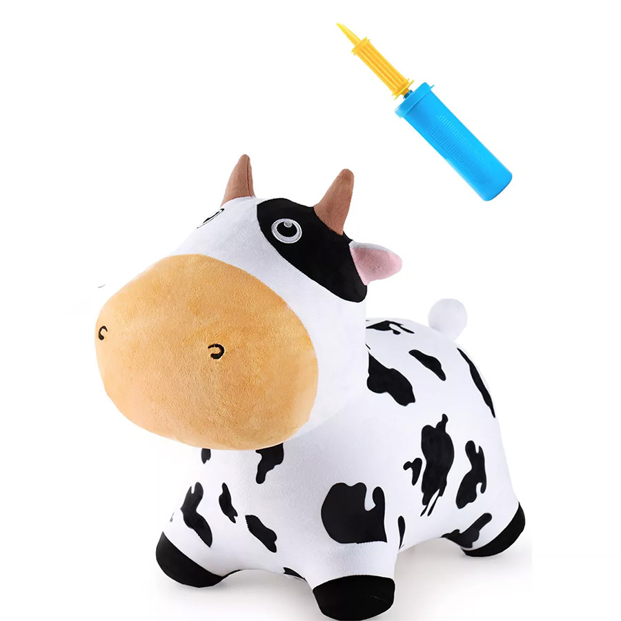Bouncy Pals - Dairy Cow - Best Active Play for Ages 2 to 5 - Farm Toys